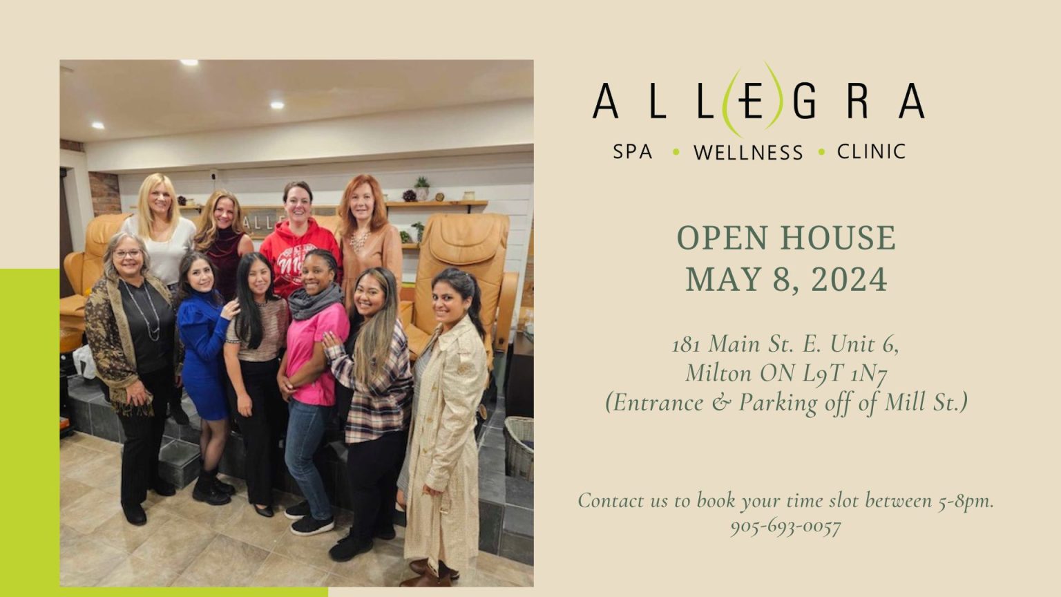 Allegra Spa Open House | Experience Milton