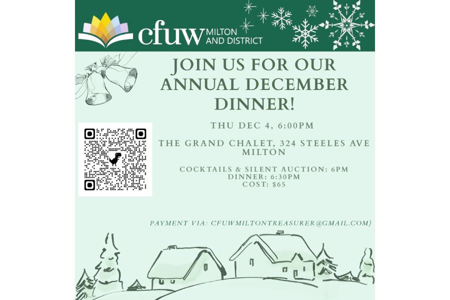 2025 December Dinner | Experience Milton