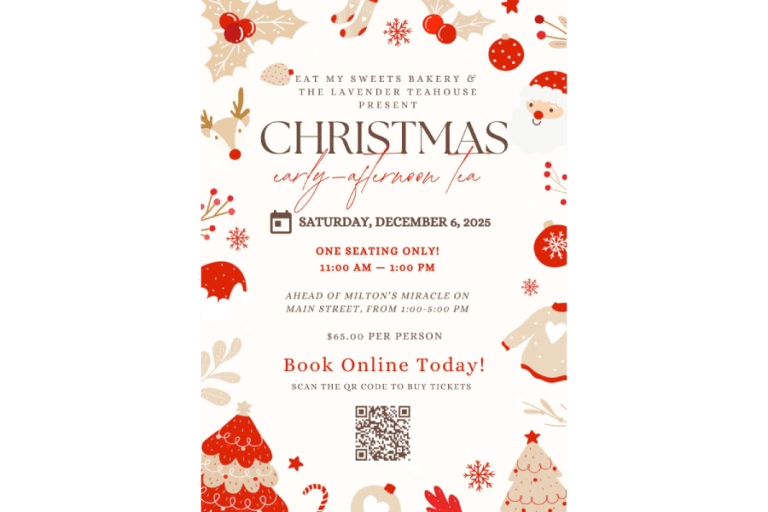 Christmas Afternoon Tea | Experience Milton