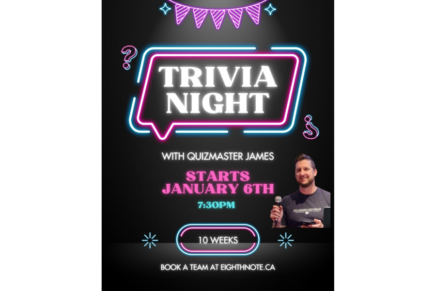 Trivia with Quiz Master James @ The Eighth Note | Experience Milton